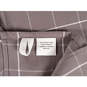 KAF Home Chelsea Assorted Kitchen Towel - Set of 10-18 x 28 Inches - Mixed Flat and Terry Dish Towels (Gray)