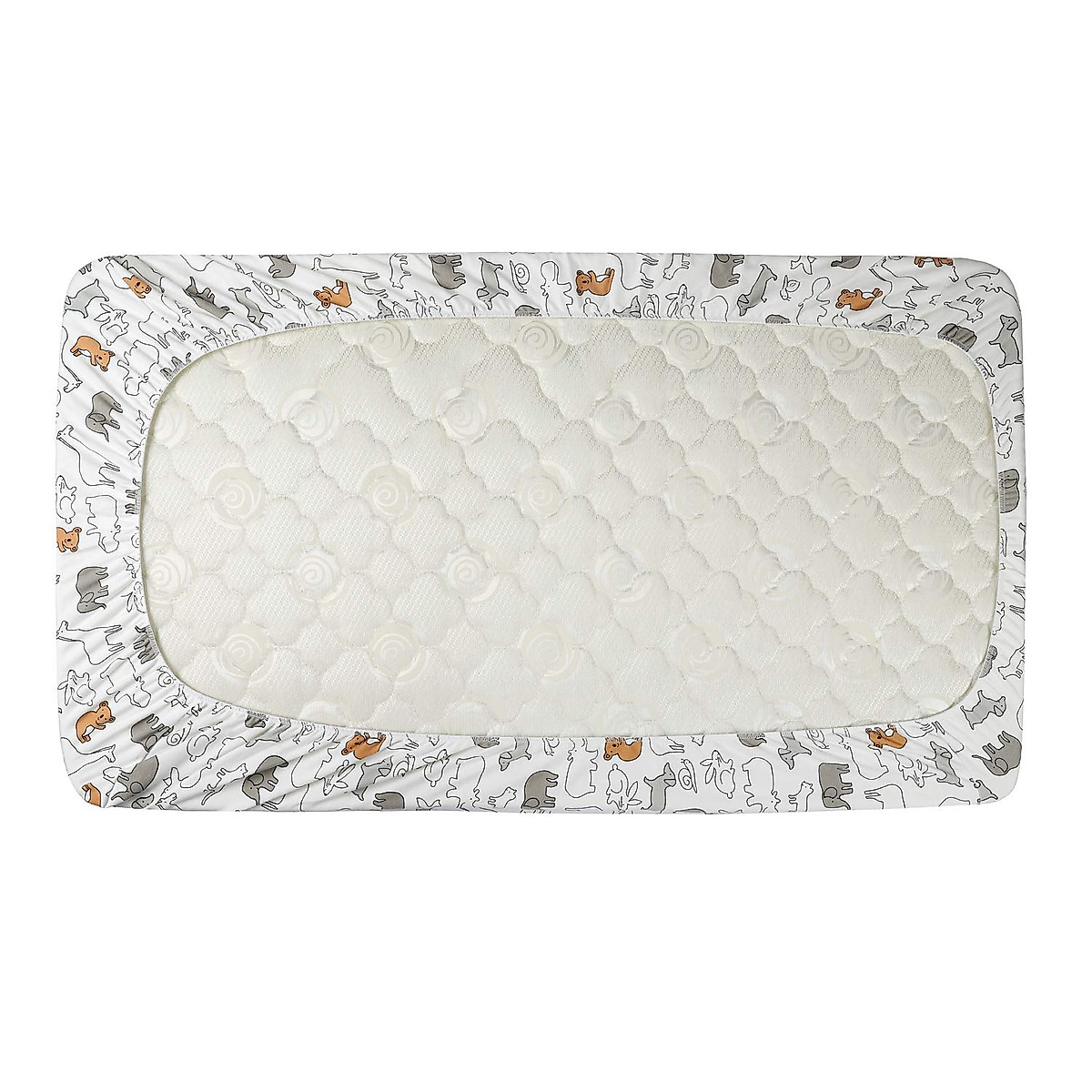 Jersey Cotton Bassinet Sheet Set 3 Pack Fitted Cradle Sheets, Ultra Soft Stretch 190 GSM, for Baby Boy, Universal Fit Rectangle Oval Hourglass Bassinet Mattress, Dinosaur Elephant Koala