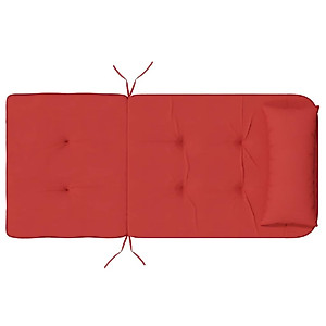 FAMIROSA Adirondack Chair Cushions 2 pcs Red Oxford Fabric,3 KG,361836