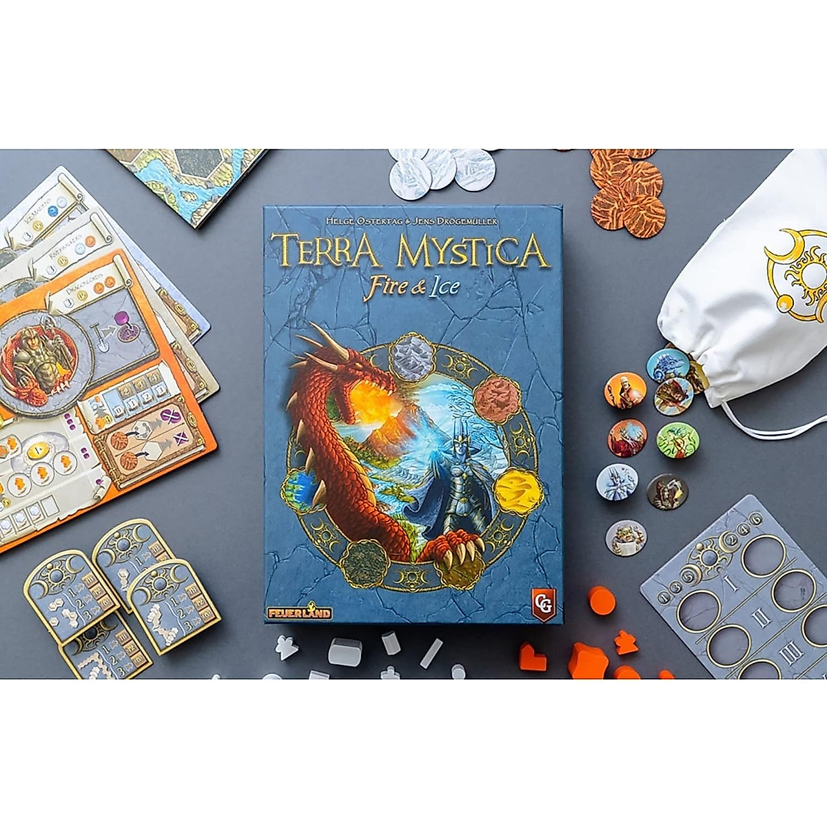 Capstone Games: Terra Mystica Fire & Ice, Expansion, Strategy Board Game, Terra Mystica Core Game Required to Play, 6 New Factions Introduced, Ages 14 and Up