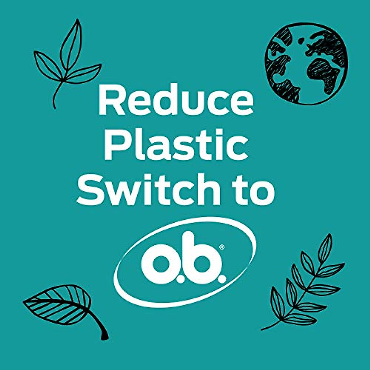 o.b. Pro Comfort Applicator Free Digital Tampons, Regular and Super Multi-Pack - 40 Count