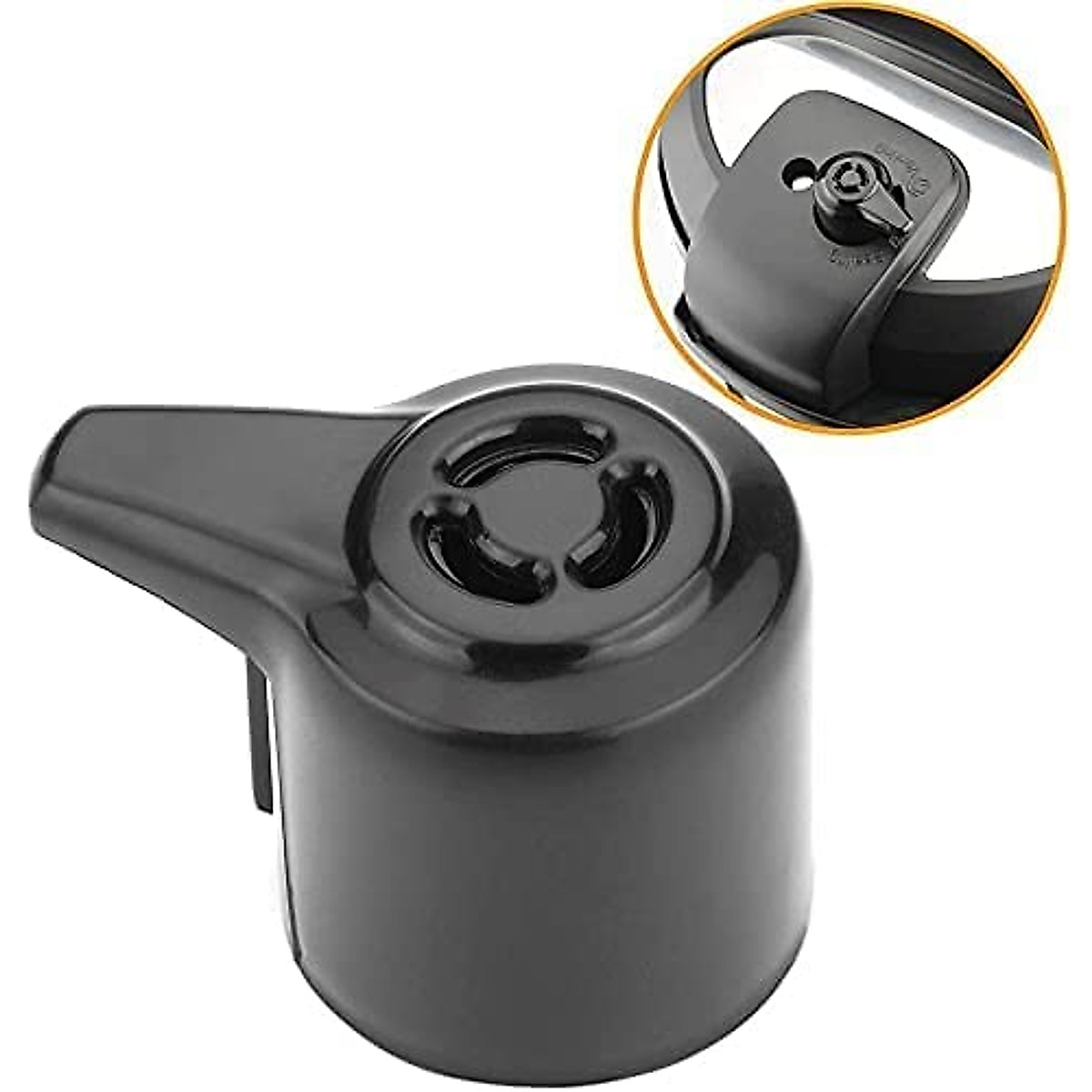 Sealing Ring and Steam Release Handle,Float Valve Replacement Parts with Anti-Block Shield For Instant Pot Duo5,6Quart (5/6QT)
