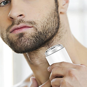 Electric, Washable Electric Shaver, USB Rechargeable Shaver with Steel Blade, Dry Electric Shaver with Pop Up Trimmer, Electric for Men Boys Adults