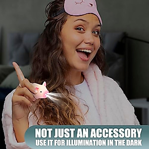 KETAR 3Pcs Pig Keychain Cute Backpack Keychain - Pig Funny Keychain Led Light Backpack Keychain Flashlight - Led Light Keychain Animal Backpack Pig Women Keychain Led Flashlight