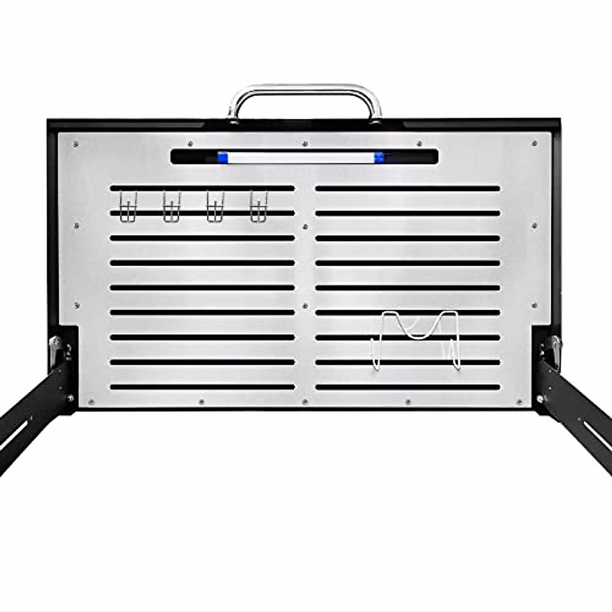 Hinged Lid for 36 inch Blackstone Griddle, Multi-Function Griddle Lid with LED Light, Pot Lid Rack, 4 Hooks, Blackstone Grill Accessories