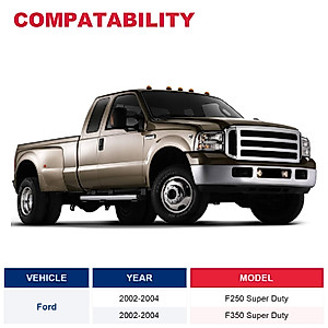 4 & 7 Pin Trailer Tow Wiring Harness Plug Fit for 2002-2004 Ford F250 F350 Super Duty Replaces# ‎2C3Z-13A576-DA Trailer Harness Connector Assembly with Mounting Bracket