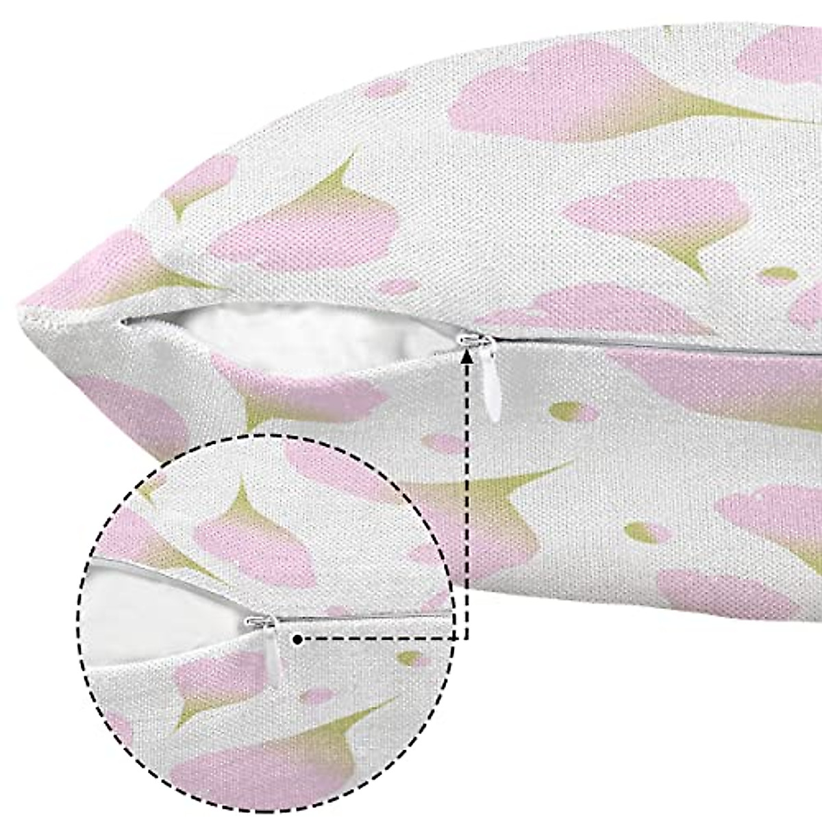 KOBLEN Allay Home Decorative Pillow Covers 16x16 Inch - Comfy Linen Outdoor Pillow Covers for Home Living Room Farmhouse Preppy Room Decor Aesthetic Set of 2