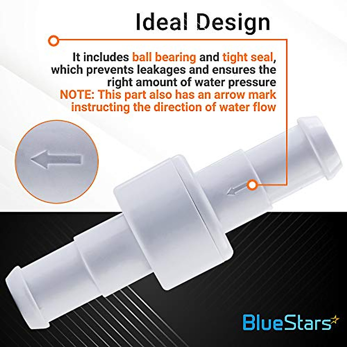 Ultra Durable D20 Pool Cleaner Hose Swivel Replacement Part Exact Fit for Zodiac Polaris Pool Cleaners by BlueStars - Compatible with 180 280 380 480 PRO and more - Pack of 3