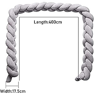 GearKing Cushion Soft Knot Pillow158 inches Handmade Soft Cushion Decor for Bedroom (158in+Pink)