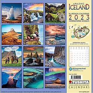 Tushita Publishing Inc Amazing Iceland 2023: Kalender 2023