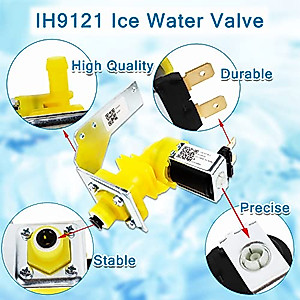 000009121, 000008486, IH9121 Water Inlet Valve Compatible With manitowoc Ice Machines，220/240V 50/60Hz 6W Fits I, ID, IR, IT, IY, QCA, QFA, QY, SD and SY Series Machines,etc-1 Year Warranty