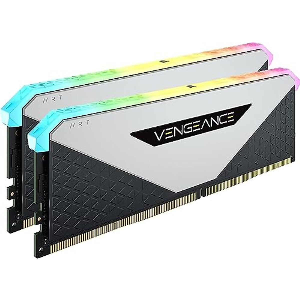 CORSAIR VENGEANCE RGB RT 32GB (2x16GB) DDR4 3600 (PC4-28800) C18 1.35V Desktop Memory