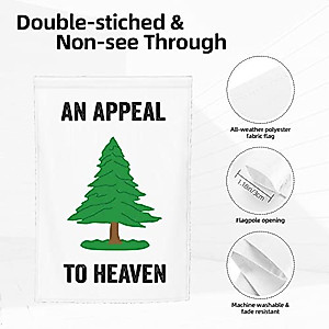 An Appeal To Heaven Garden Flag Vertical Double Sided Farm Lawn Yard Outdoor Decoration 12 x 18 Inch