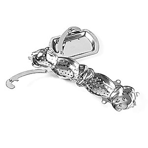 Cute Stainless Steel Loose Tea Leaf Infuser Ball Strainer Filter Diffuser Herbal Spice Monkey