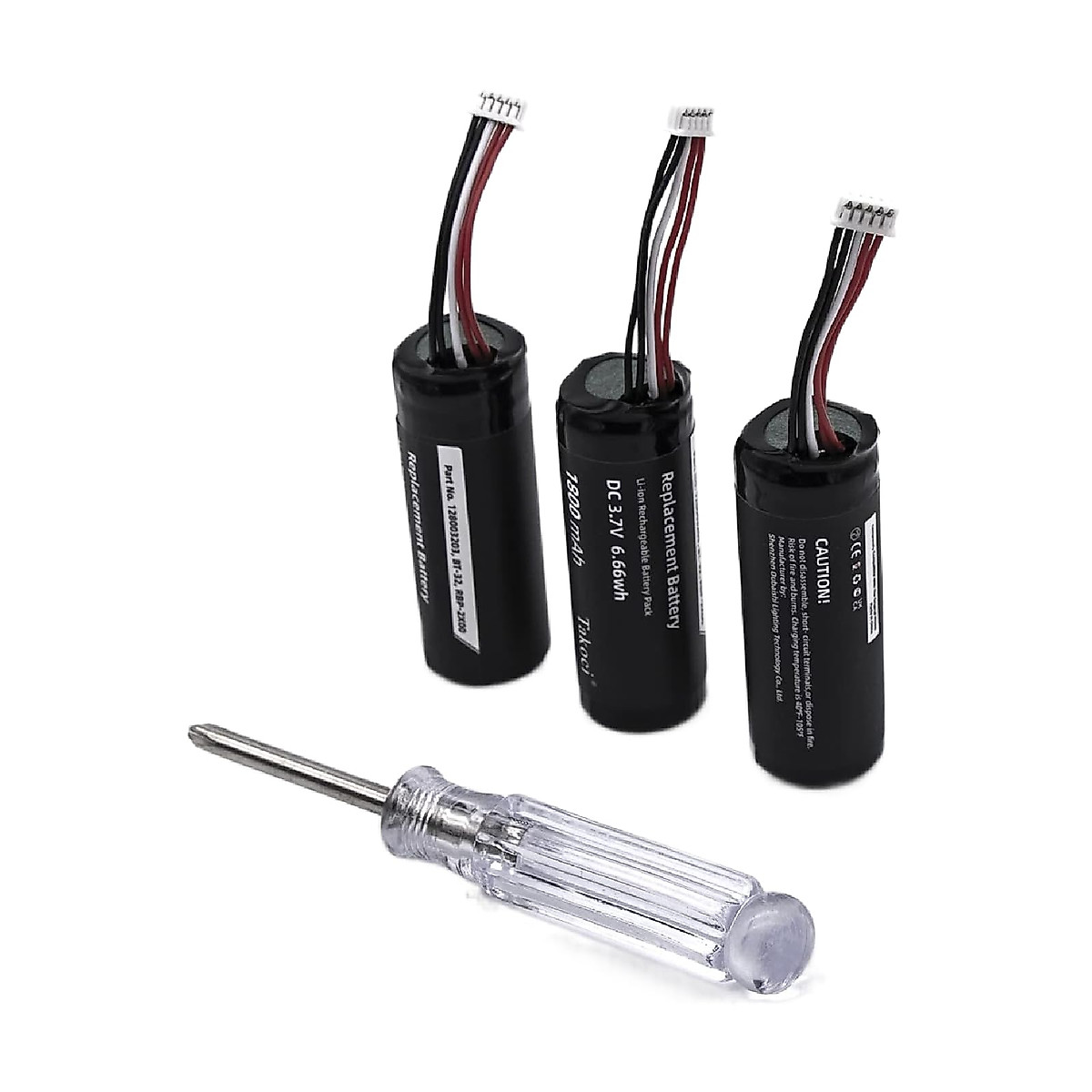 TAKOCI (3PCS) Replacement Battery for Datalogic QuickScan QBT2X QBT2400 QBT2131 QBT2400 QM2400 QBT2101 QBT2430 QBT2430 QBT2131,fits Part Number RBP-2X00 BT-32 128003203