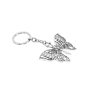 PHAETON 15PCS Butterfly Keychain Butterfly Shape Key Chain Charms for Backpacks, Purses, Luggage, Birthday Party Favors, Goodie Bag Fillers for Women