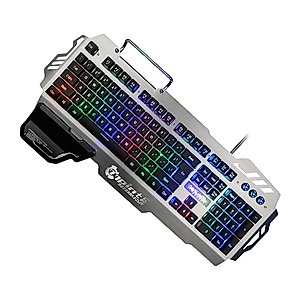 SOLUSTRE Gaming backlit keyboard wireless keyboards Laptop Keyboard keybar Laptop Accessory Notebook Keyboard desktop keyboard keybord wireless keyboard for laptop Metal Accessories abs