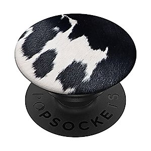 Cow Lookalike Cowhide PopSockets Swappable PopGrip