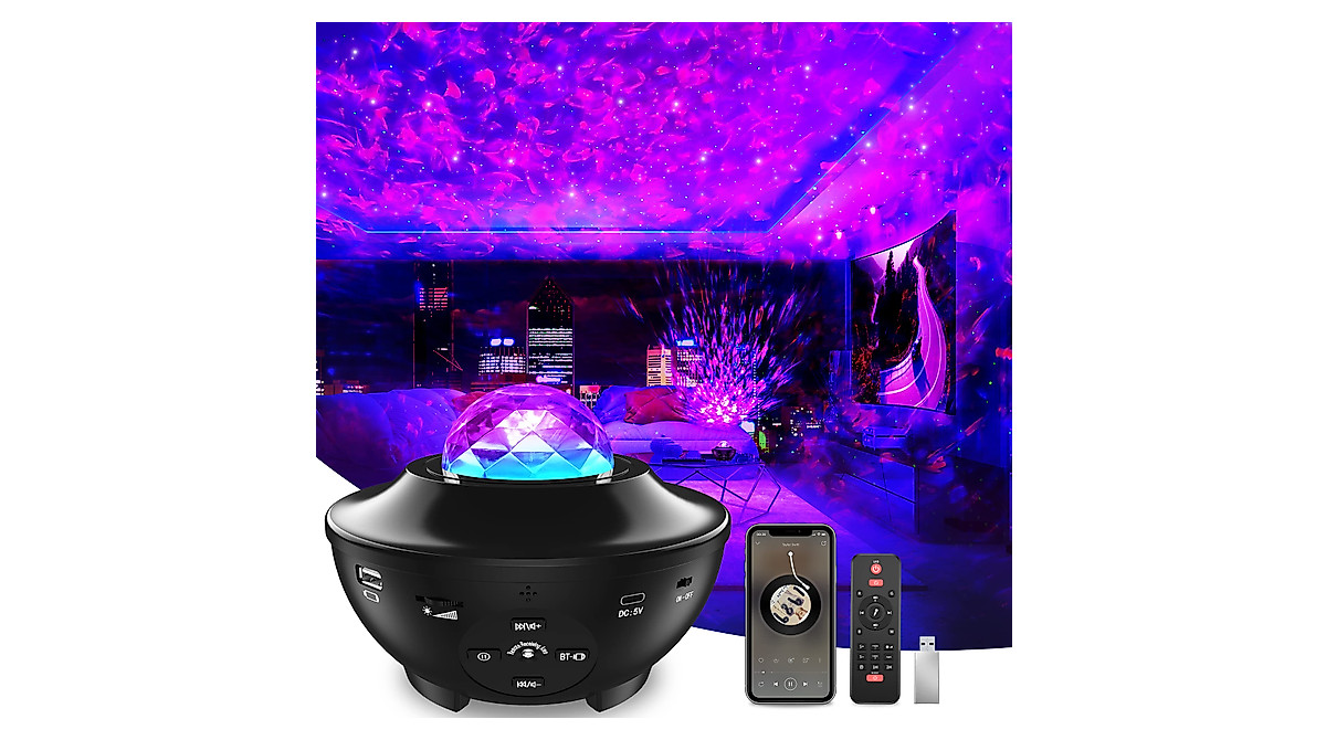 Galaxy Star Projector with Bluetooth & Voice Control | Suqorhm