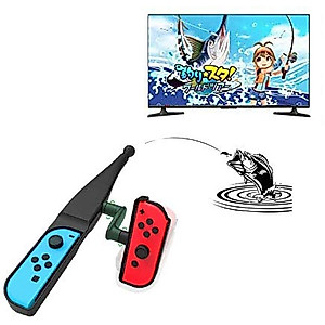 Fishing Rod for Nintendo Switch, Fishing Game Accessories Compatible with Nintendo Switch Legendary Fishing - Nintendo Switch Standard Edition and Bass Pro Shops, The Strike Championship Edition