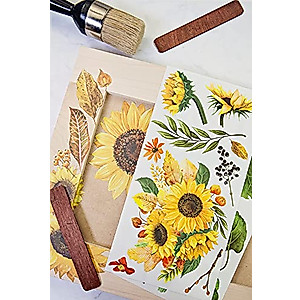 Redesign with Small Transfers Sunflower Afternoon 3 Sheets,6"x12" 655350653491