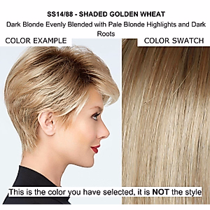 Bundle - 3 Items: Flirty Flip Wig by Hairdo, Christy's Wigs Q & A Booklet & Wide Tooth Comb - Color: SS1488