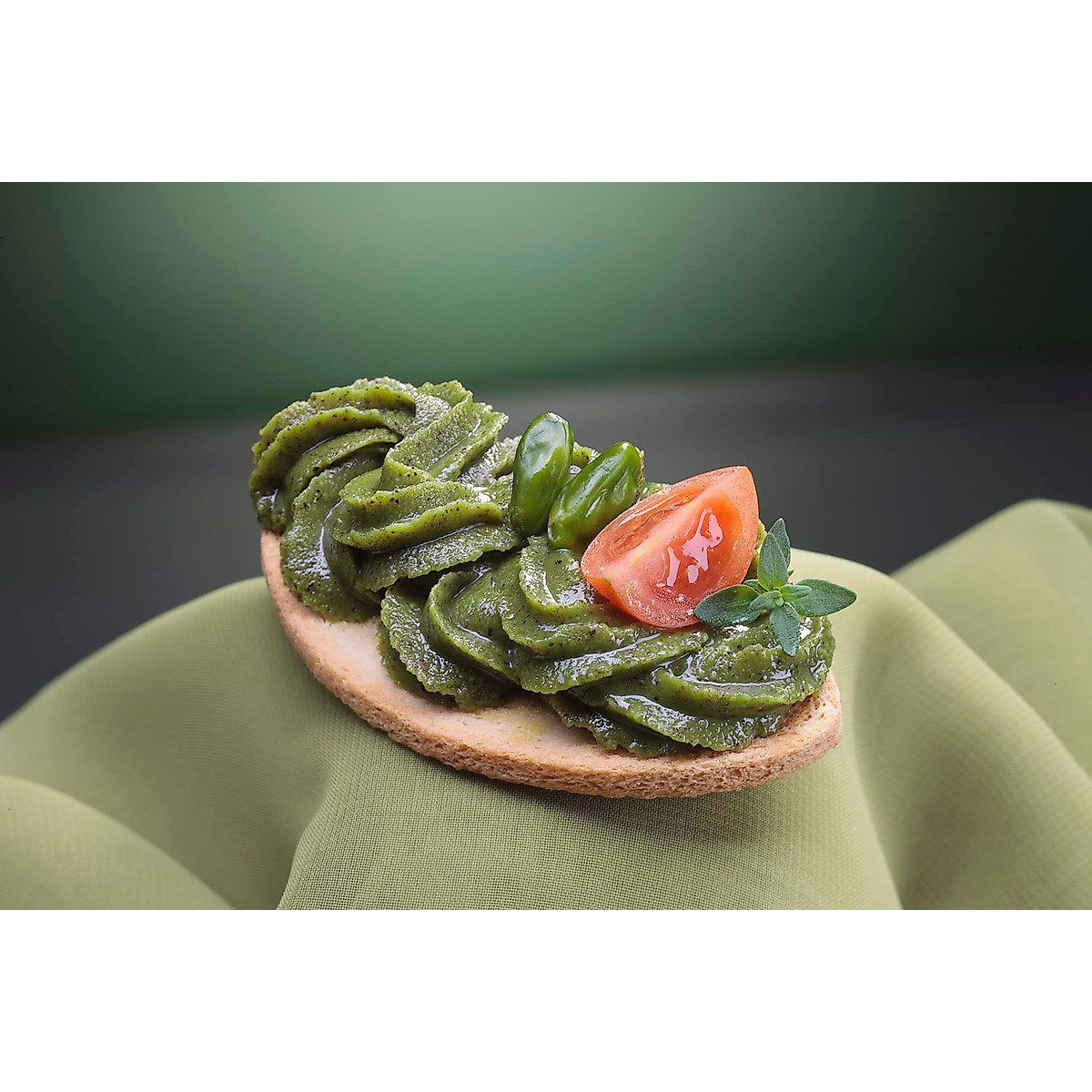 Sanniti Marullo Sicilian Pistachio Spread Crema di Pistacchio Verde di Bronte DOP, 6.7 oz