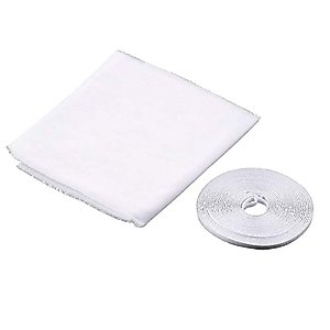 Sticky for Fly Mesh Curtain Door Screen Window White Anti Net Fly Patio Lawn & Garden Sticky Cotton (Multicolor, One Size)