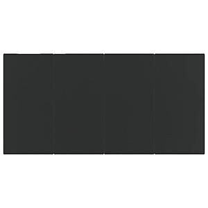 REWIS 5 Piece Patio Dining Set Patio Table and Chairs Set Outdoor Patio Dining Set Outdoor Patio Furniture Patio Set Black Cotton Rope and Steel 3156540