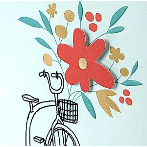 Hallmark Thinking of You Card (Bicycle with Flowers) (0699RZB1240)