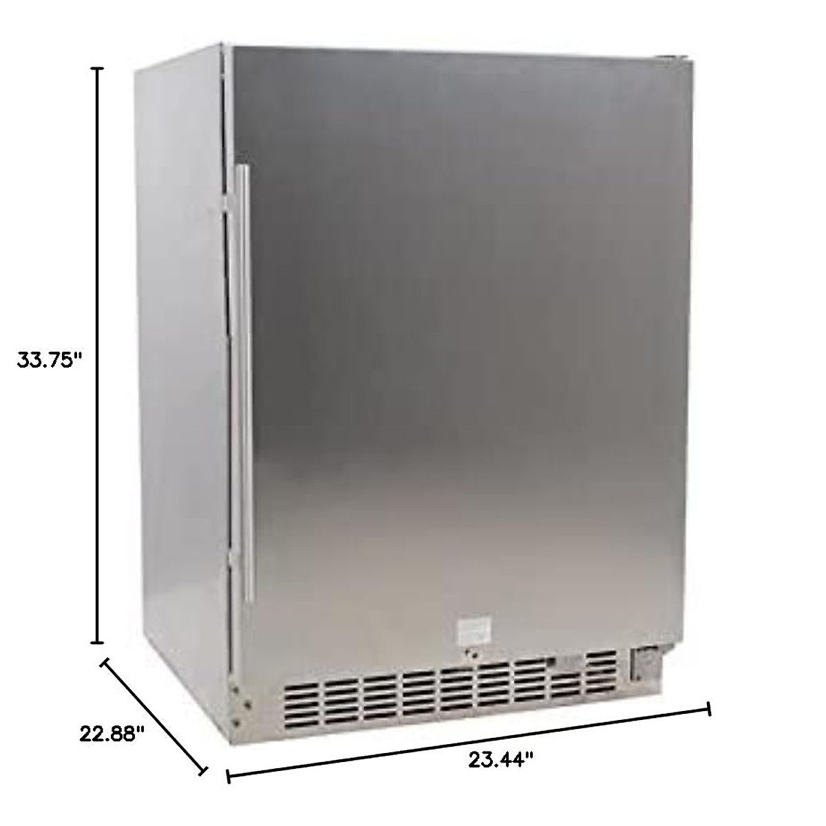 EdgeStar CBR1501SSOD 24 Inch Wide 142 Can Built-In Outdoor Beverage Cooler