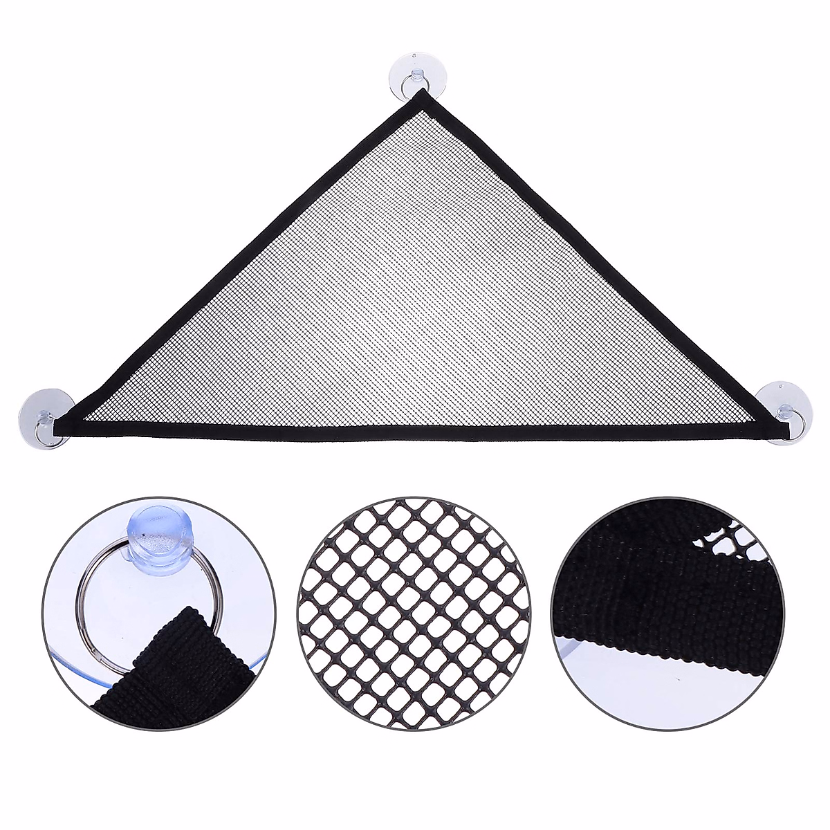 balacoo 2pcs Hammock Terrarium Accessories Reptiles Black Recliner Chair Reptichip Reptile Terrariums Chameleon Accessories Crawling Toys Small Recliner Lizards Pet Glass Mesh Surface