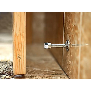 Richelieu Hardware 216NBR Onward 3-in (76.2 mm) Rigid Door Stop, Brushed Nickel