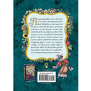 The Antiquarian Sticker Book: Bibliophilia (The Antiquarian Sticker Book Series)