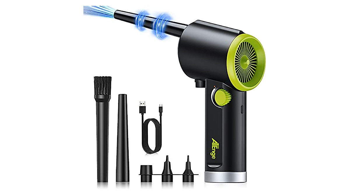 Powerful Cordless Air Duster - Rechargeable & Lightweight