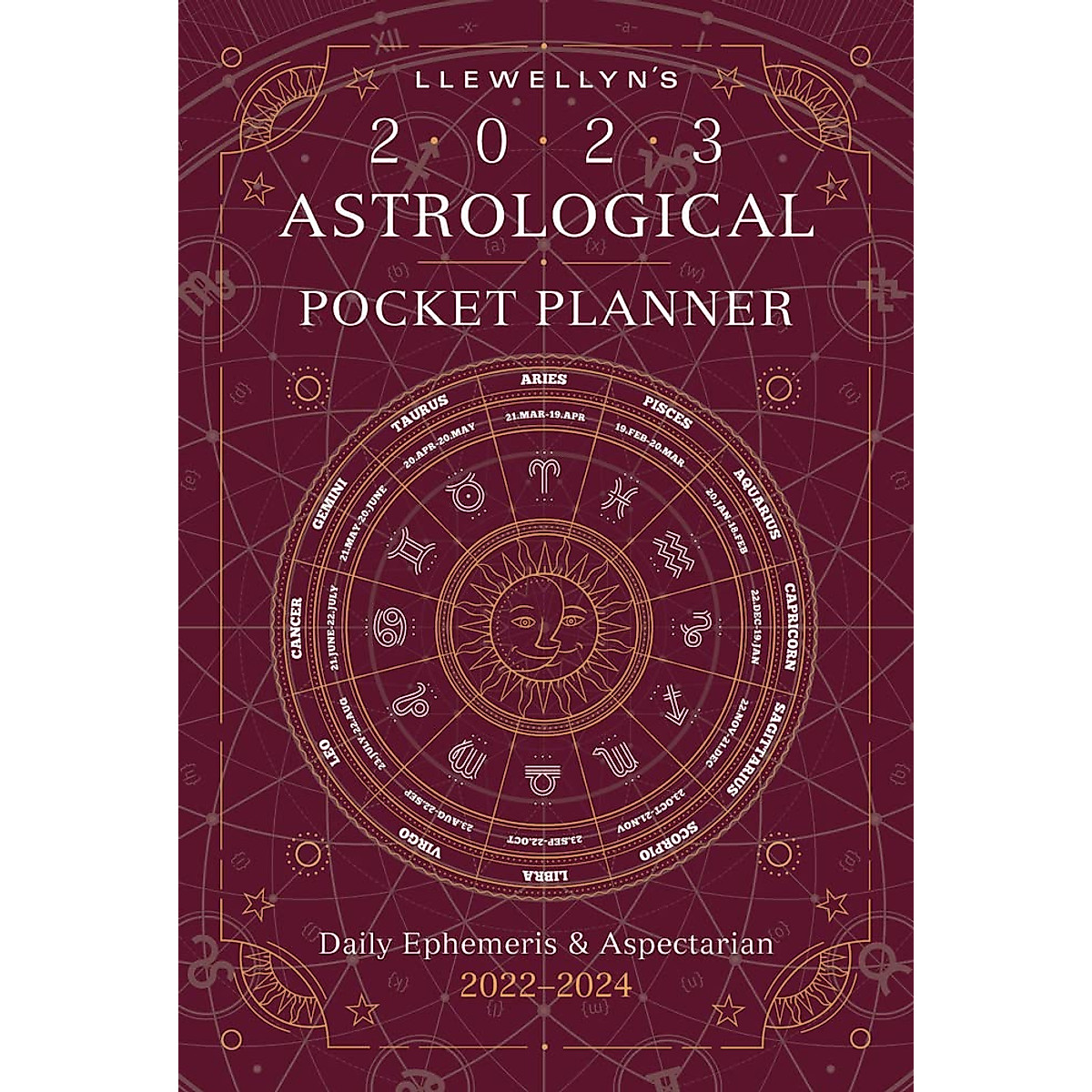 Llewellyn's 2023 Astrological Pocket Planner: Daily Ephemeris & Aspectarian 2022-2024