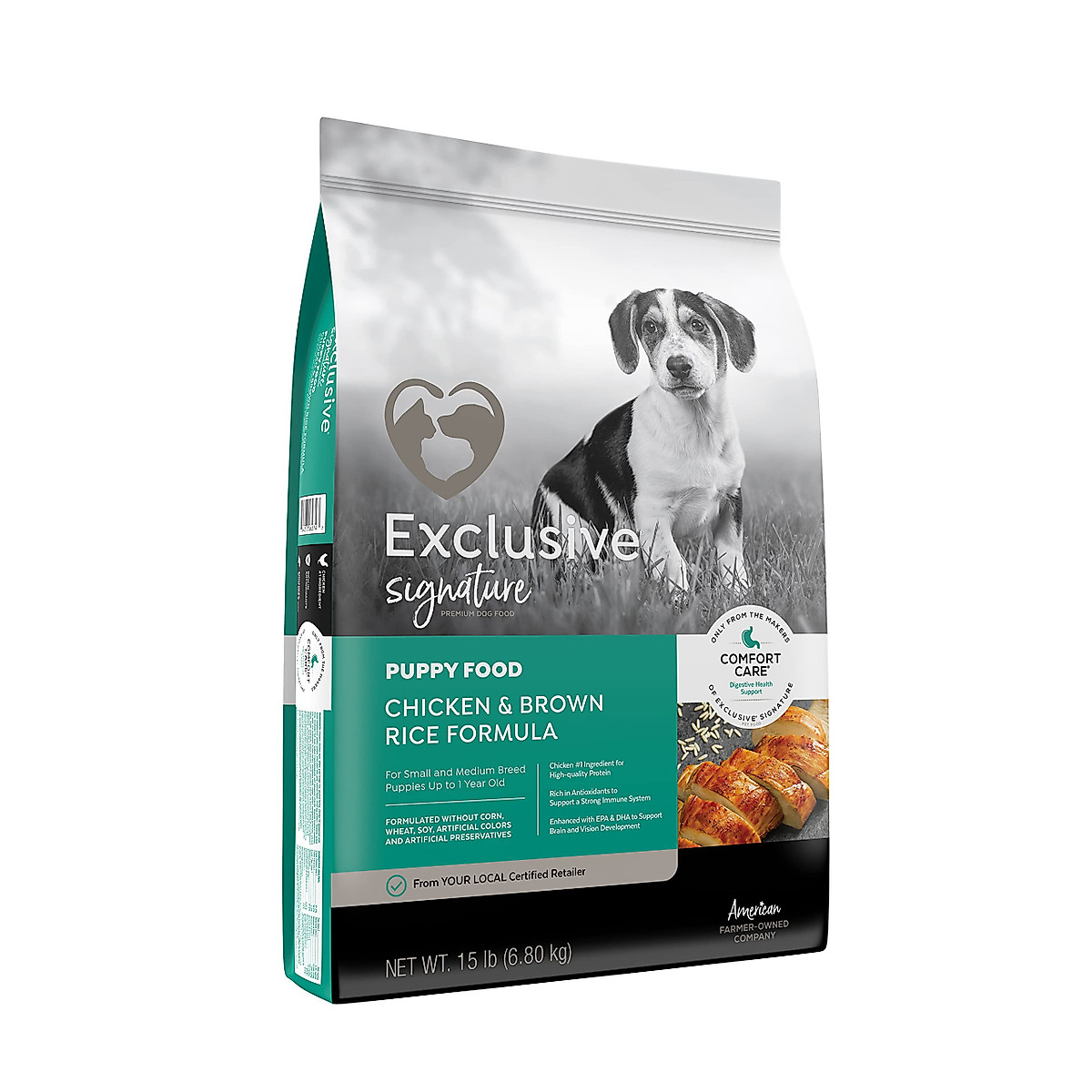 Exclusive | Signature Puppy Chicken & Brown Rice Comfort Care | Dog (Puppy) Food (5 Pound (5 lb.) Bag)