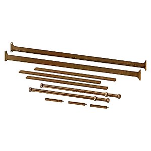 Namesake Twin Size Bed Conversion Kit for Winston Mini Crib in Vintage Gold