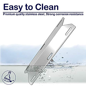 YOUFIRE Heat Plates Stainless Steel Grill Replacement Parts for Charmglow 4 Burner 720-0304, Heat Tent Shield, Gas Burners Cover