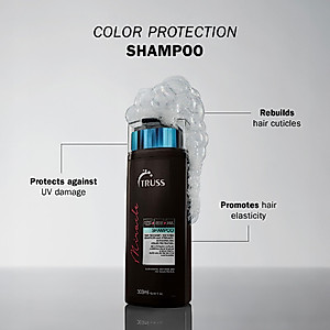 TRUSS Miracle Shampoo - Anti-Aging Shampoo for Straight, Wavy, or Curly Hair - Daily Repair & Moisturizing - Paraben-Free, Color Protection (300 ml)