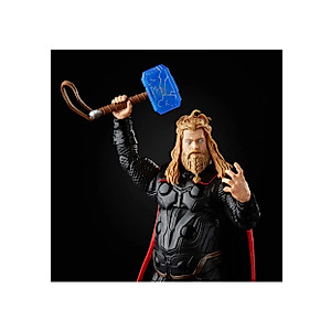Marvel Hasbro Legends Series 6-inch Scale Action Figure Toy Thor, Infinity Saga Character, Premium Design, Figure and 5 Accessories