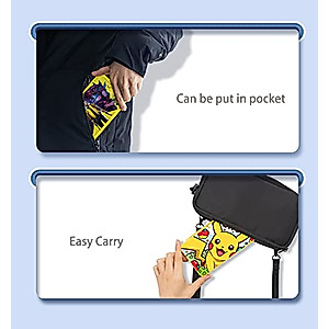 PERFECTSIGHT switch game card witch 12 or 24 or 48 slot holder (Yellow Pika, 24 Slots)