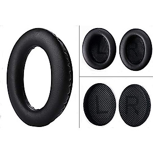 Premium Replacement Ear Pads for QC15 / QC25 / QC35 & 35 ii / QC2 / AE2 / AE2i / AE2W - Headphones Ear Cushion Kit (Black)
