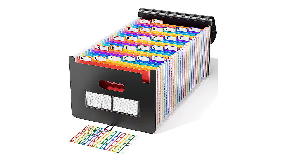 Organize Your Documents with ABC Life 26 Pockets Accordion File