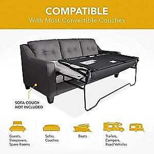 DynastyMattress 4-inch Cool Gel Memory Foam Mattress Sleeper for Convertible Folding Sofa & Couch Beds Full Size Sofa Not Included (USA Made)