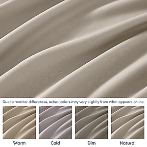 Nestl Linen Twin Fitted Sheet Kids, Extra Deep Pocket Fitted Sheet Twin Size, 1800 Microfiber Fitted Twin Sheet Only, Ultra Soft Twin Bed Fitted Sheet Fits up to 24 Inch Mattress