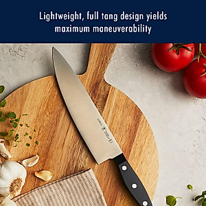 HENCKELS Premium Quality 15-Piece Knife Set with Block, Razor-Sharp, German Engineered Knife Informed by over 100 Years of Masterful Knife Making, Lightweight and Strong, Dishwasher Safe