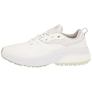 adidas Women's W SOLARMOTION Golf Shoe, FTWR White/Silver Met./Linen Green, 9.5