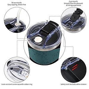 Retro Bigfoot Silhouette (1) 40 Oz Tumbler with Handle And Straw Lid,Insulated Reusable Stainless Steel Travel Glass Mug 40 Ounces