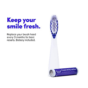 SmileDirectClub Smiles for 2 Bundle – 2 Electric Toothbrushes, 1 Replacement Brush Head